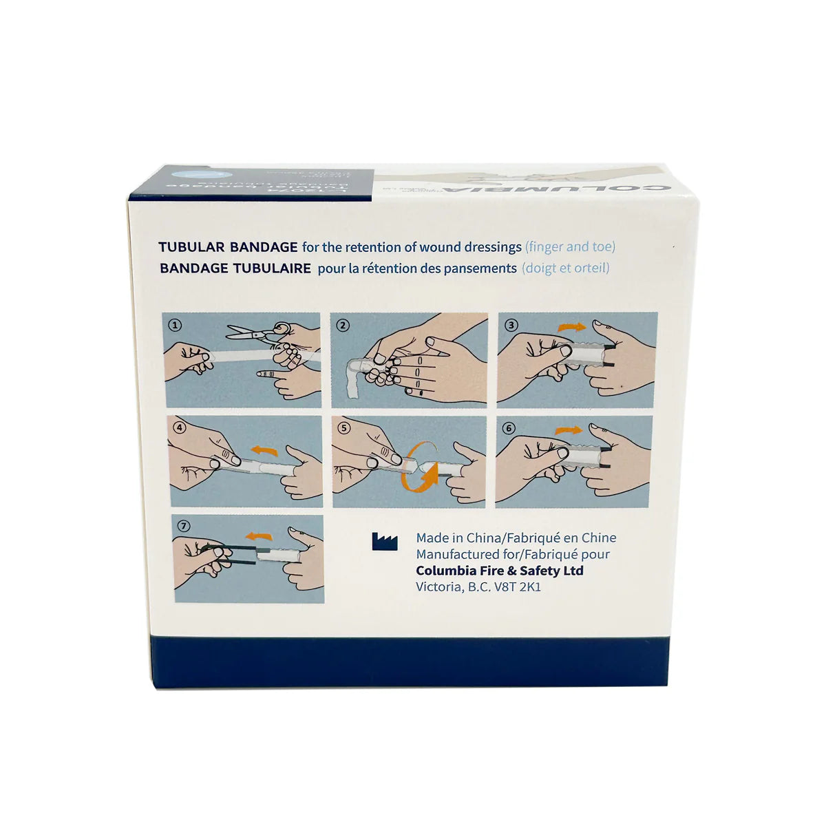 Tubular Finger Gauze Bandage, with Applicator (5/8" x 5yds) – MedWest Inc.