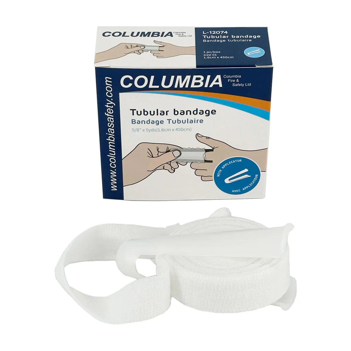 Tubular Finger Gauze Bandage, with Applicator (5/8" x 5yds) – MedWest Inc.