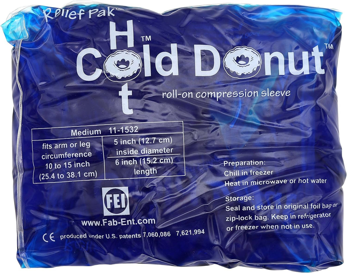Relief Pak® Hot/Cold Donut™, Roll-On Compression Sleeve – MedWest Inc.