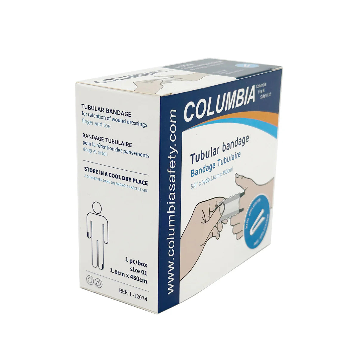 Tubular Finger Gauze Bandage, with Applicator (5/8" x 5yds) – MedWest Inc.