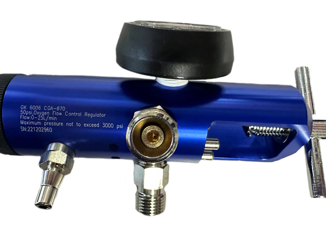 Glenwood Aluminum/Brass Oxygen Flow Control Regulator – MedWest Inc.