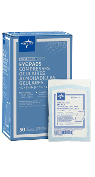 Sterile Eye Gauze Pads 50/bx – MedWest Inc.